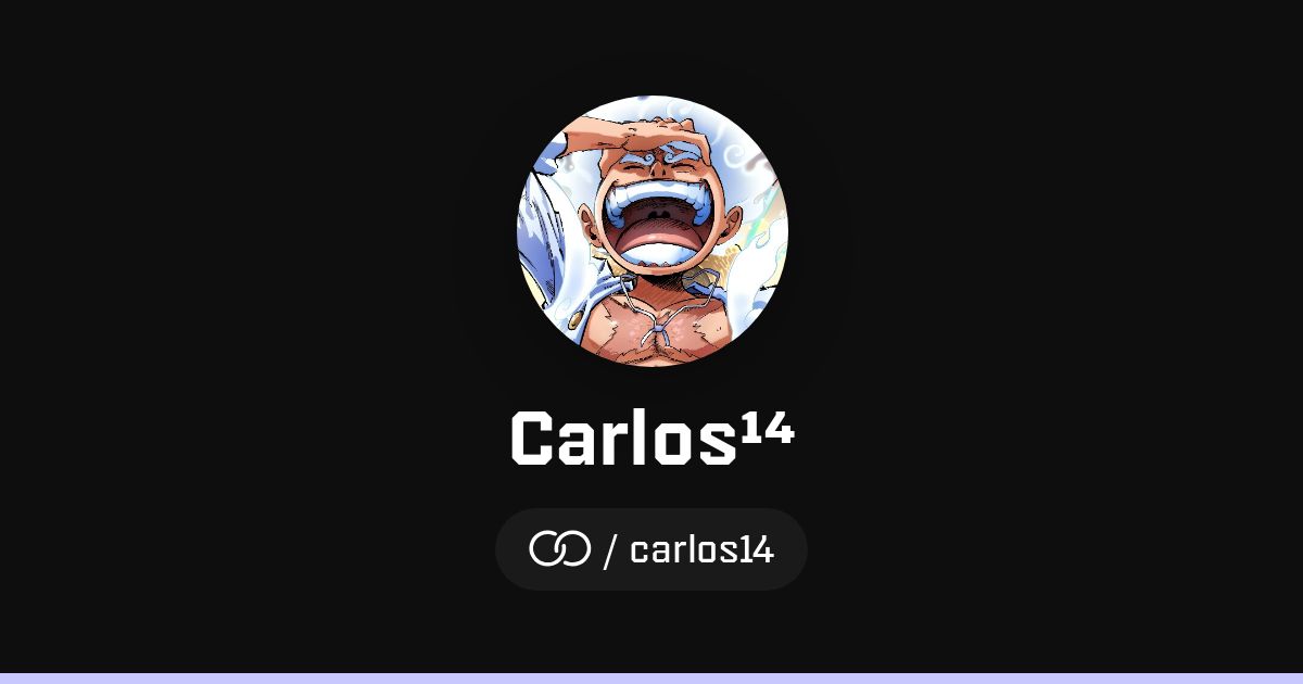 Carlos¹⁴ (/carlos14) · solo.to
