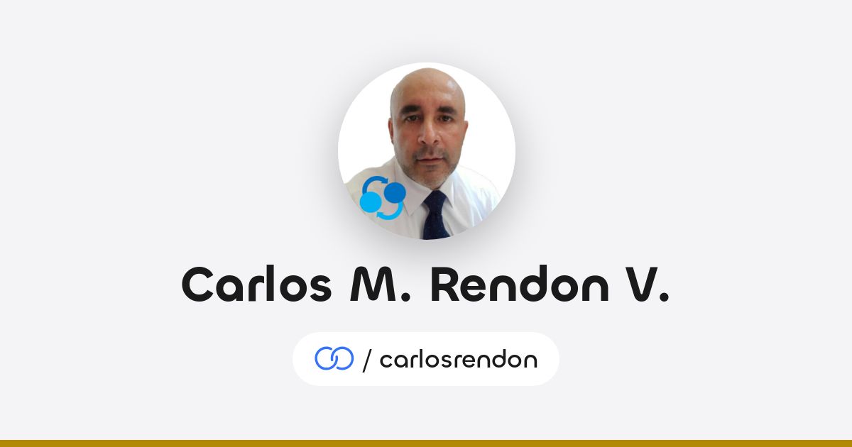 Carlos M. Rendon V. (/carlosrendon) · solo.to