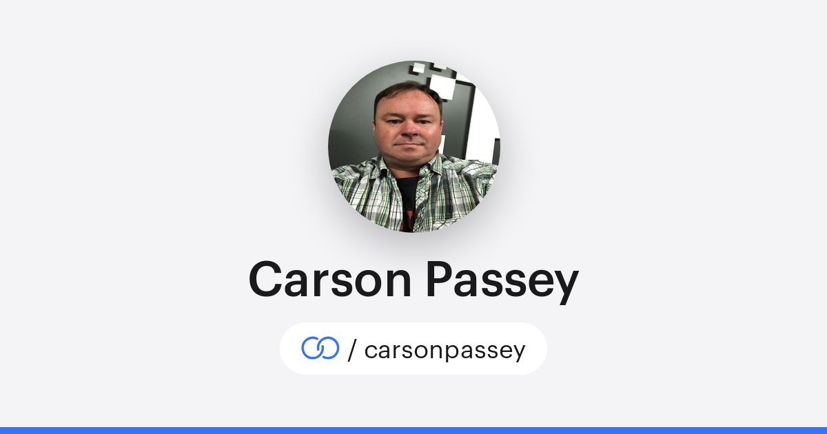 Carson Passey (/carsonpassey) · solo.to