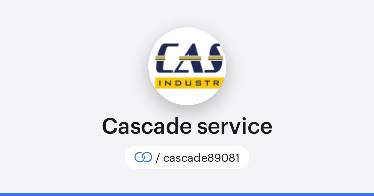 Cascade service (/cascade89081) · solo.to