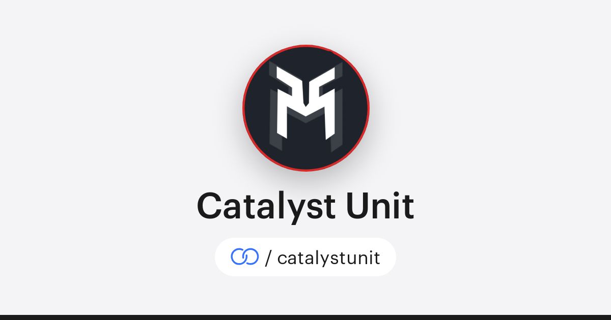 Catalyst Unit (/catalystunit) · solo.to