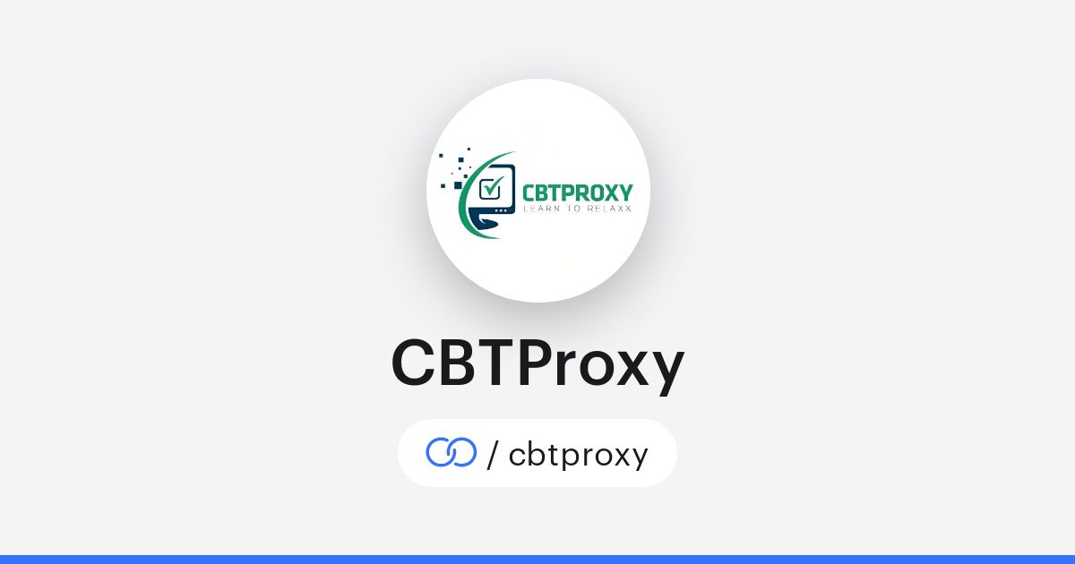 CBTProxy · solo.to