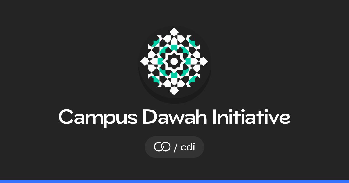Campus Dawah Initiative (/cdi) · solo.to