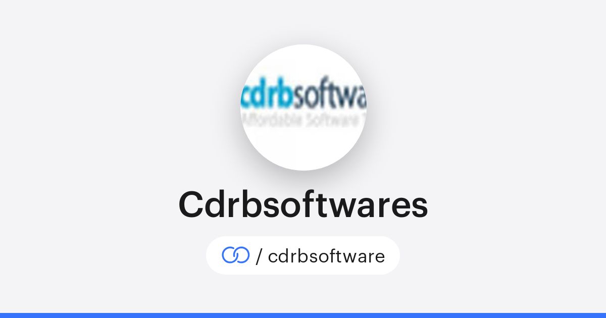 Cdrbsoftwares (/cdrbsoftware) · solo.to