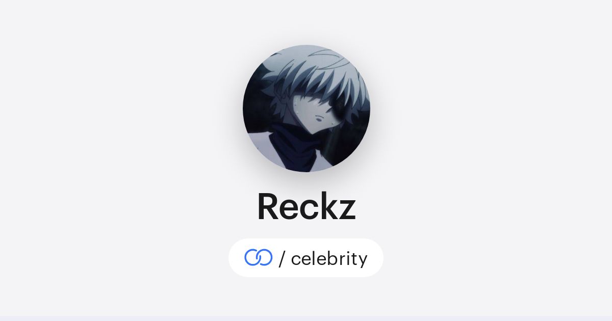 Reckz (/celebrity) · solo.to