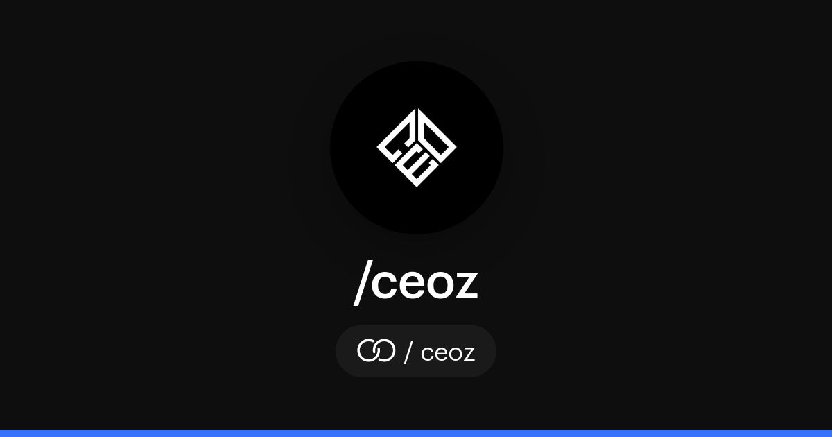 /ceoz · solo.to