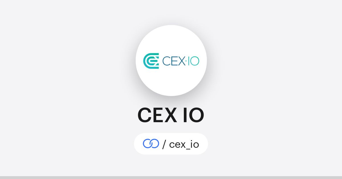 CEX IO (/cex_io) · solo.to