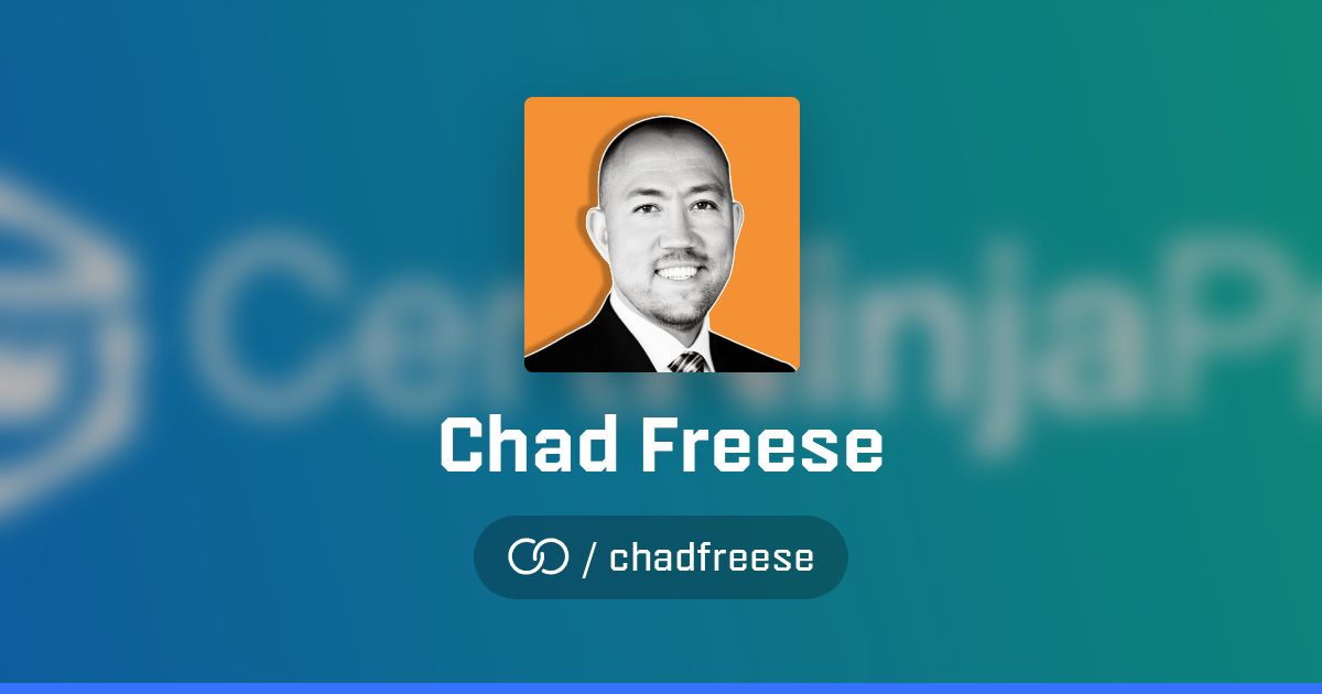Chad Freese (/chadfreese) · solo.to