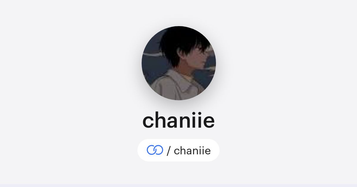chaniie · solo.to