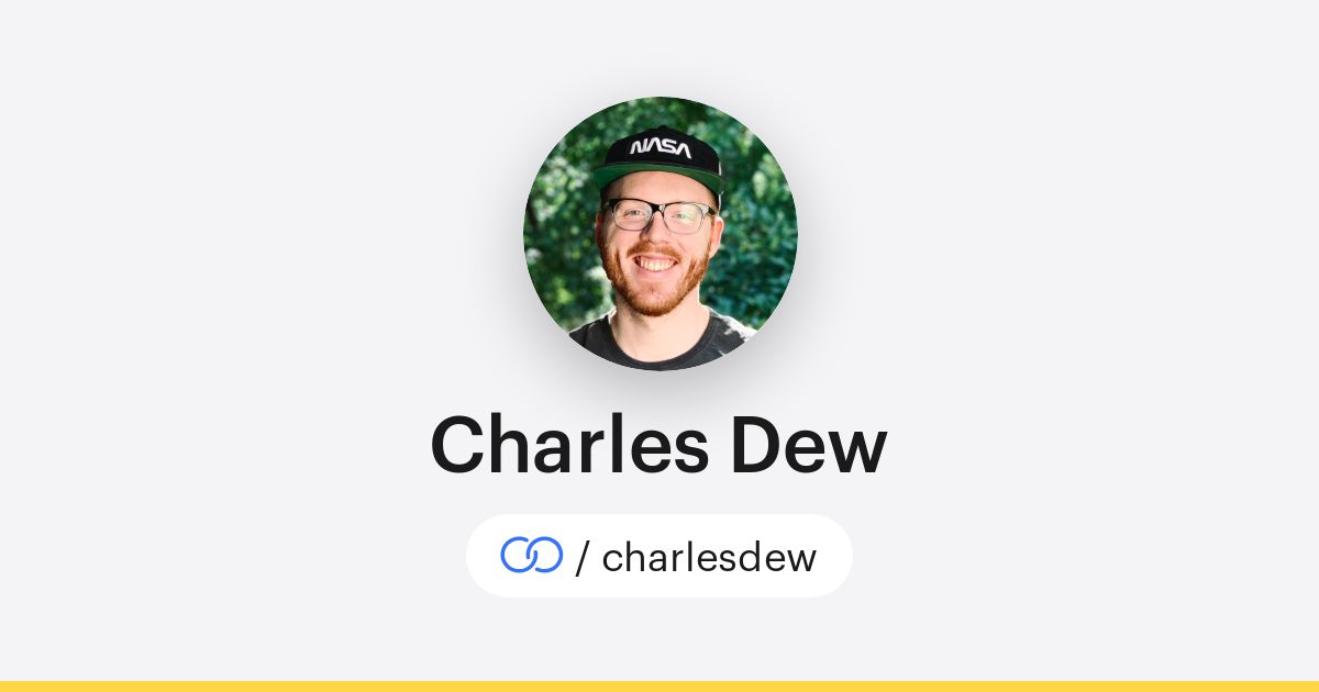 Charles Dew (/charlesdew) · solo.to