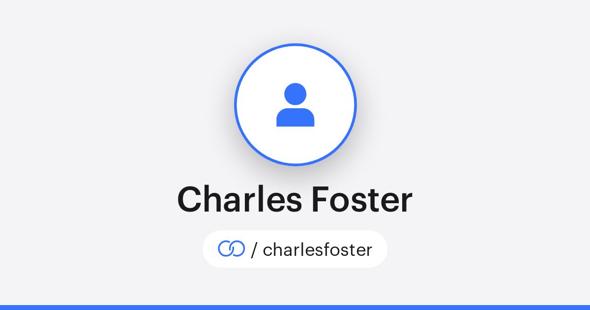 Charles Foster (/charlesfoster) · solo.to