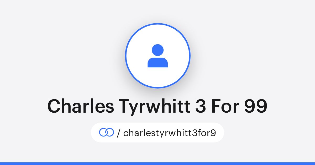 Charles Tyrwhitt 3 For 99 (/charlestyrwhitt3for9) · solo.to