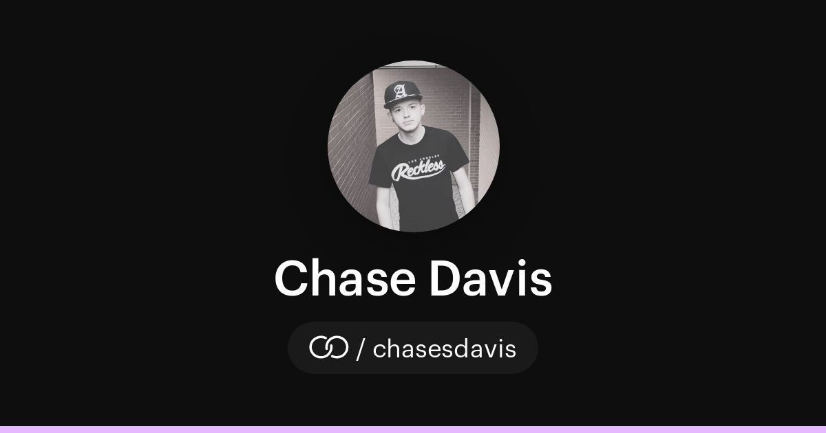 Chase Davis (/chasesdavis) · solo.to
