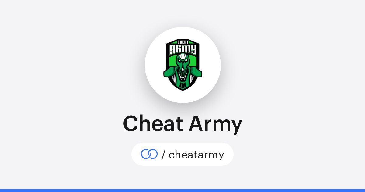 Cheat Army (/cheatarmy) · solo.to