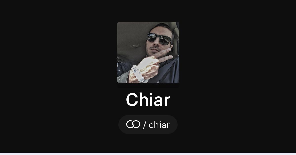Chiar · solo.to