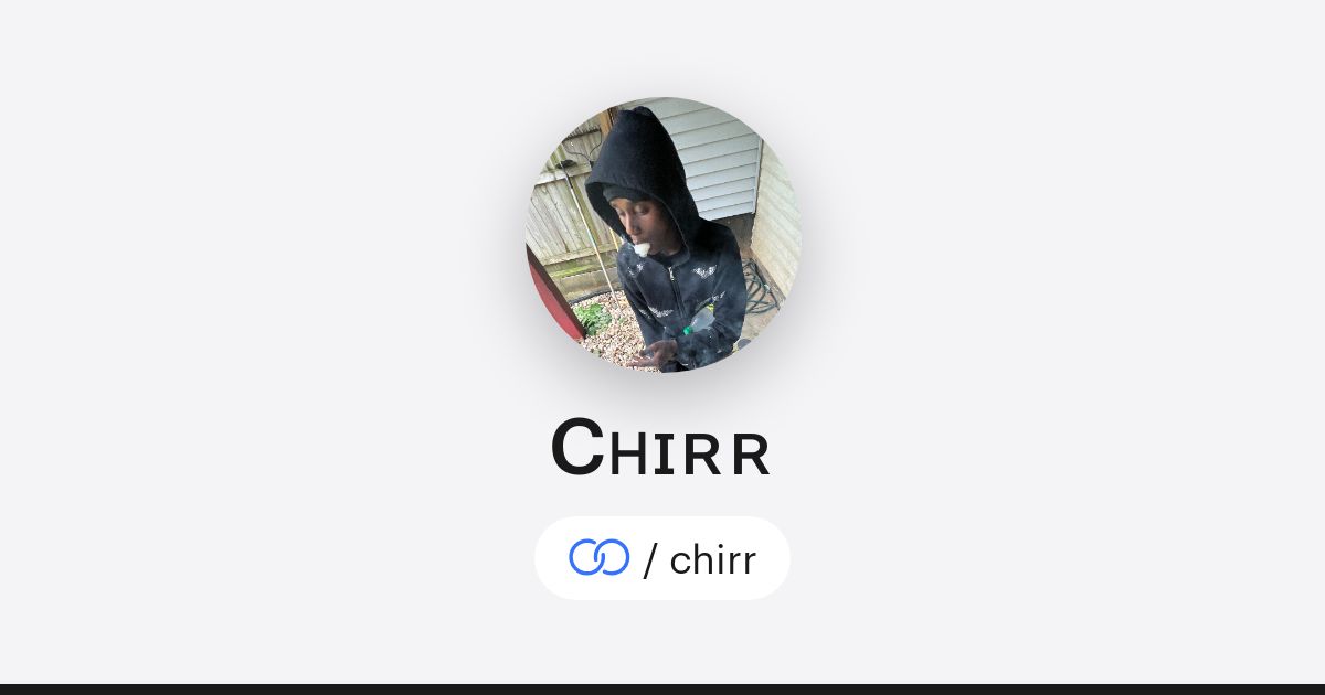 Cʜɪʀʀ (/chirr) · solo.to
