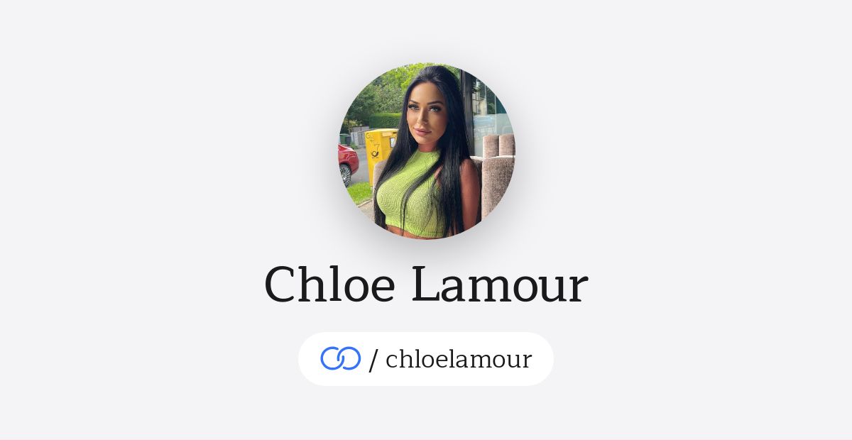 Chloe Lamour (/chloelamour) · solo.to