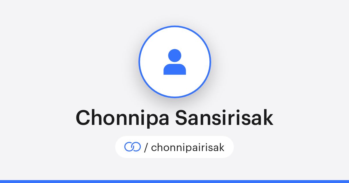 Chonnipa Sansirisak (/chonnipairisak) · solo.to