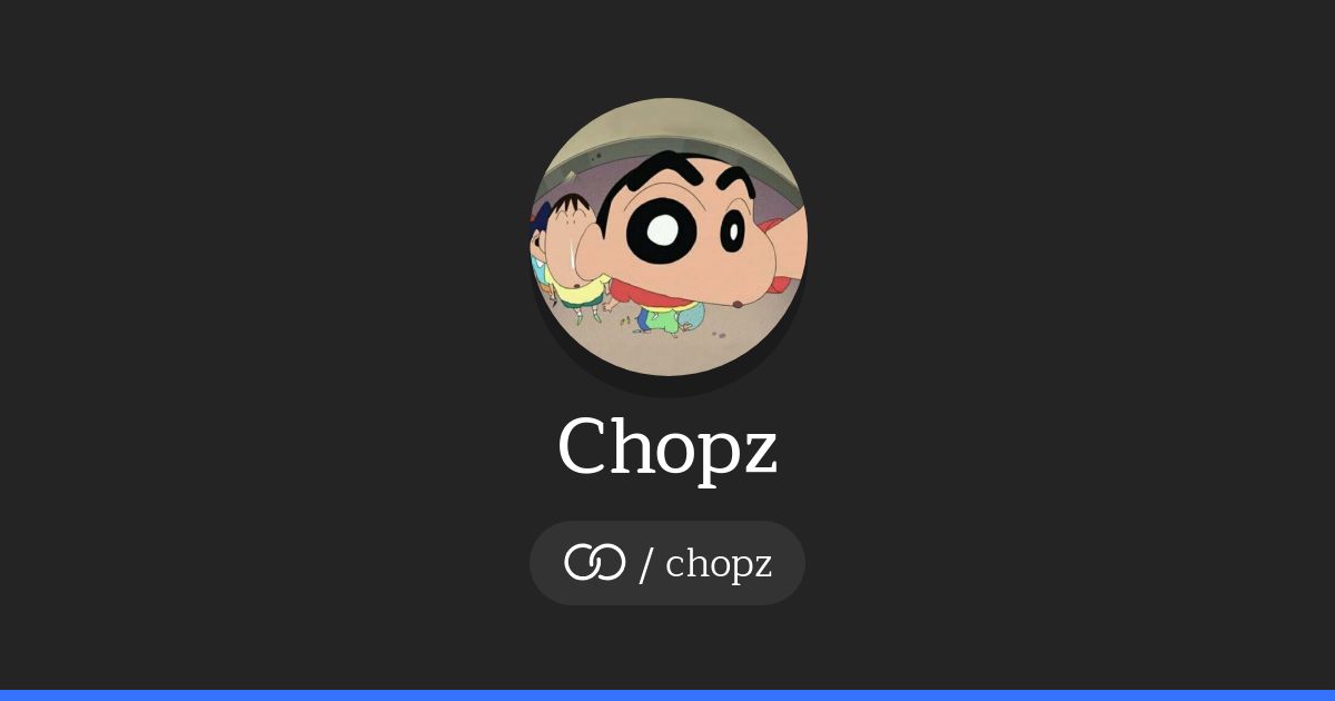 Chopz · solo.to