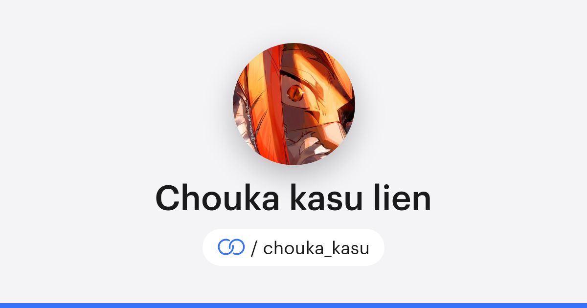 Chouka kasu lien (/chouka_kasu) · solo.to