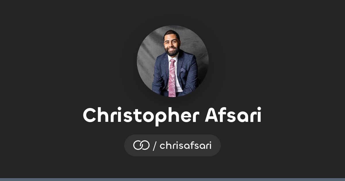 Christopher Afsari (/chrisafsari) · solo.to