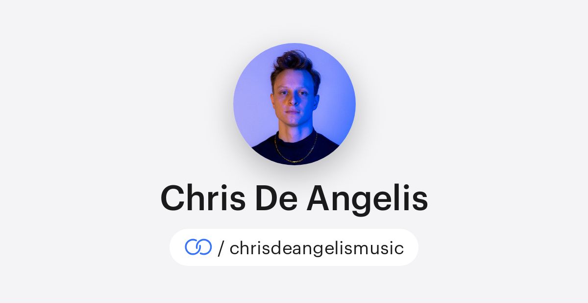 Chris De Angelis (/chrisdeangelismusic) · solo.to