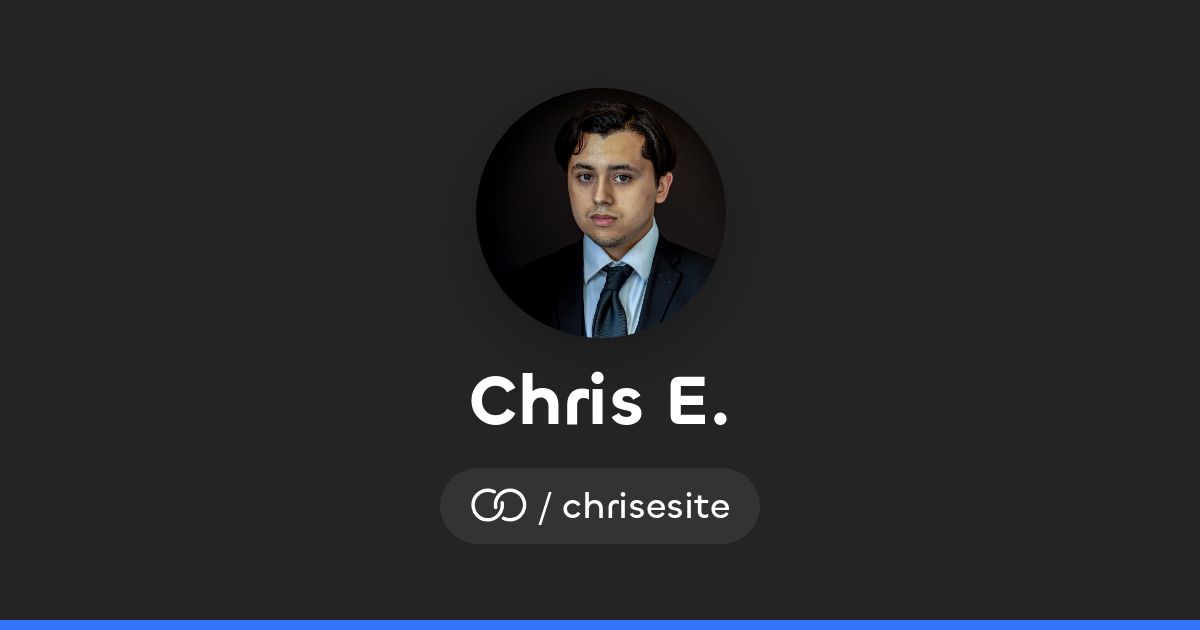 Chris E. (/chrisesite) · solo.to