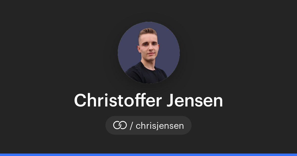Christoffer Jensen (/chrisjensen) · solo.to