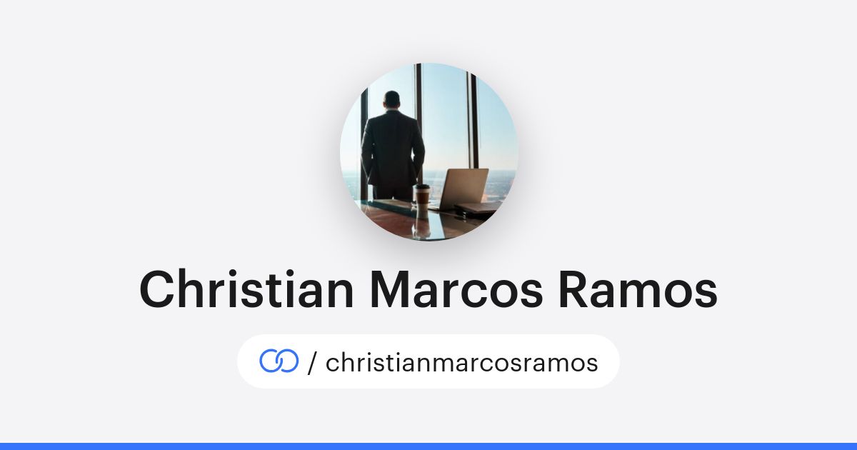 Christian Marcos Ramos (/christianmarcosramos) · solo.to