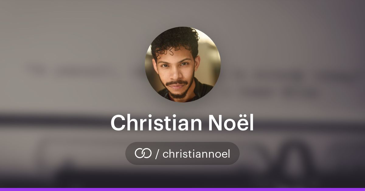 Christian Noël (/christiannoel) · solo.to