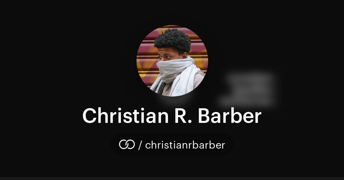 Christian R. Barber (/christianrbarber) · solo.to