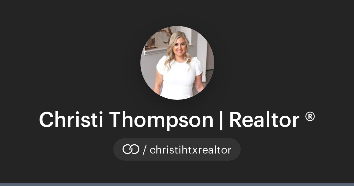 Christi Thompson | Realtor ® (/christihtxrealtor) · solo.to