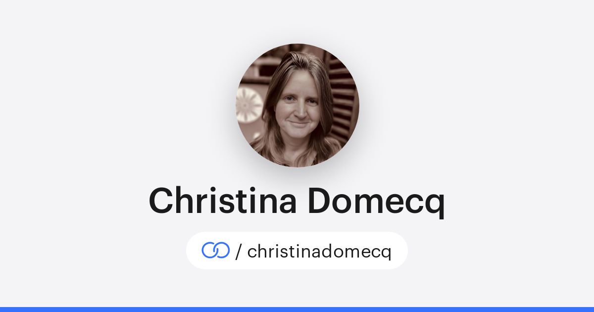 Christina Domecq (/christinadomecq) · solo.to