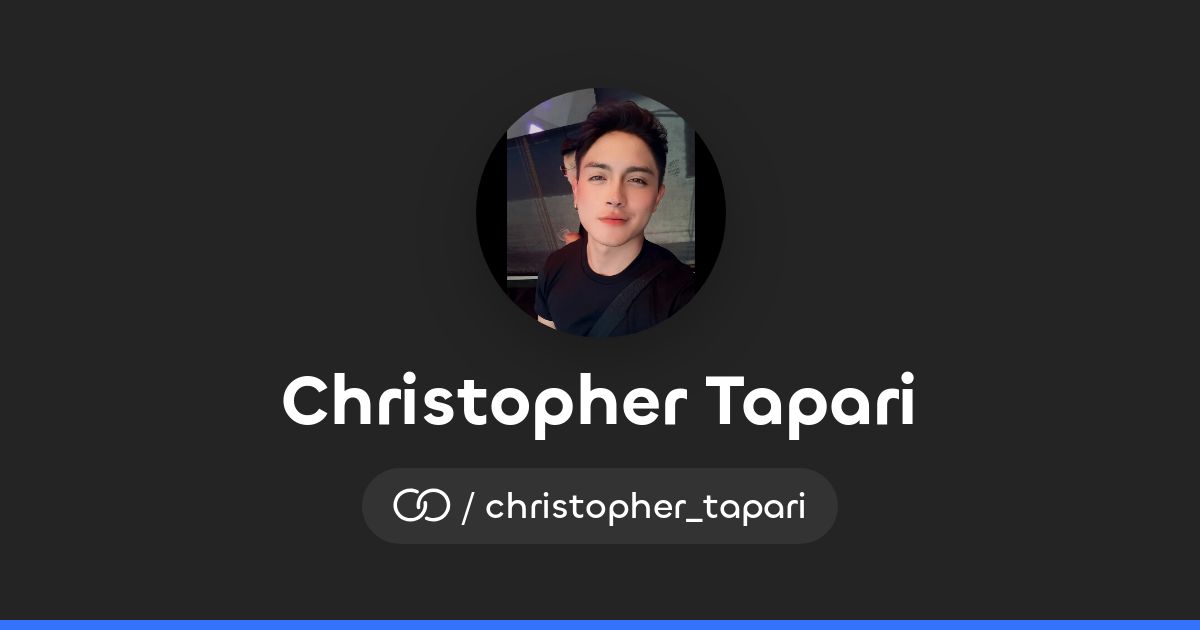 Christopher Tapari (/christopher_tapari) · solo.to