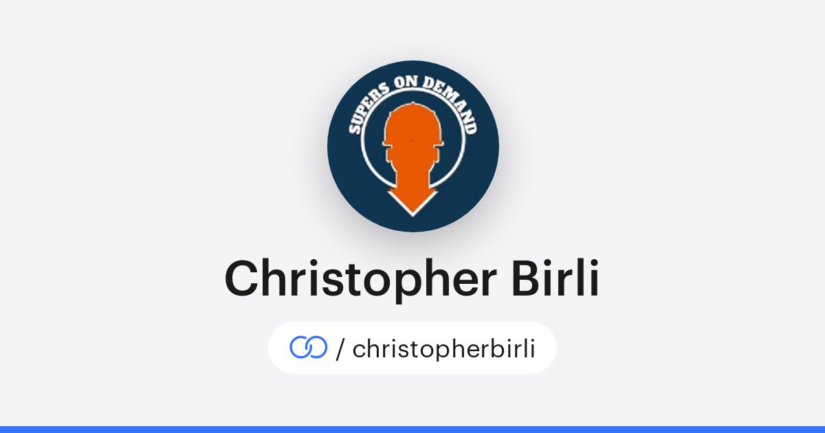 Christopher Birli (/christopherbirli) · solo.to
