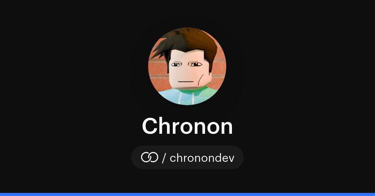Chronon (/chronondev) · solo.to