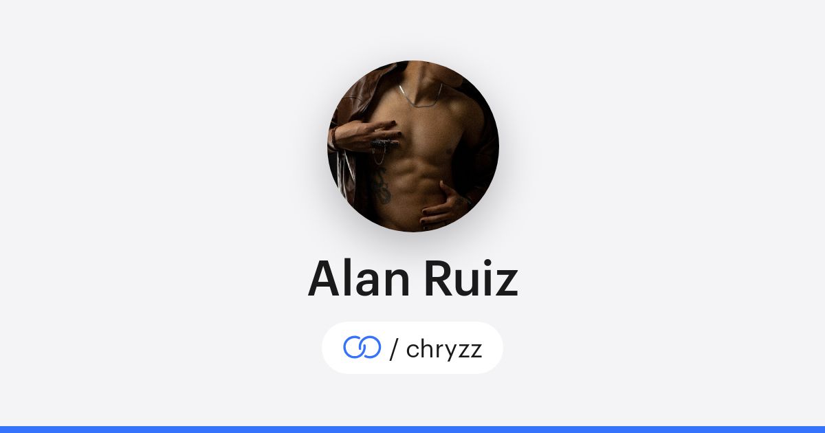 Alan Ruiz (/chryzz) · solo.to