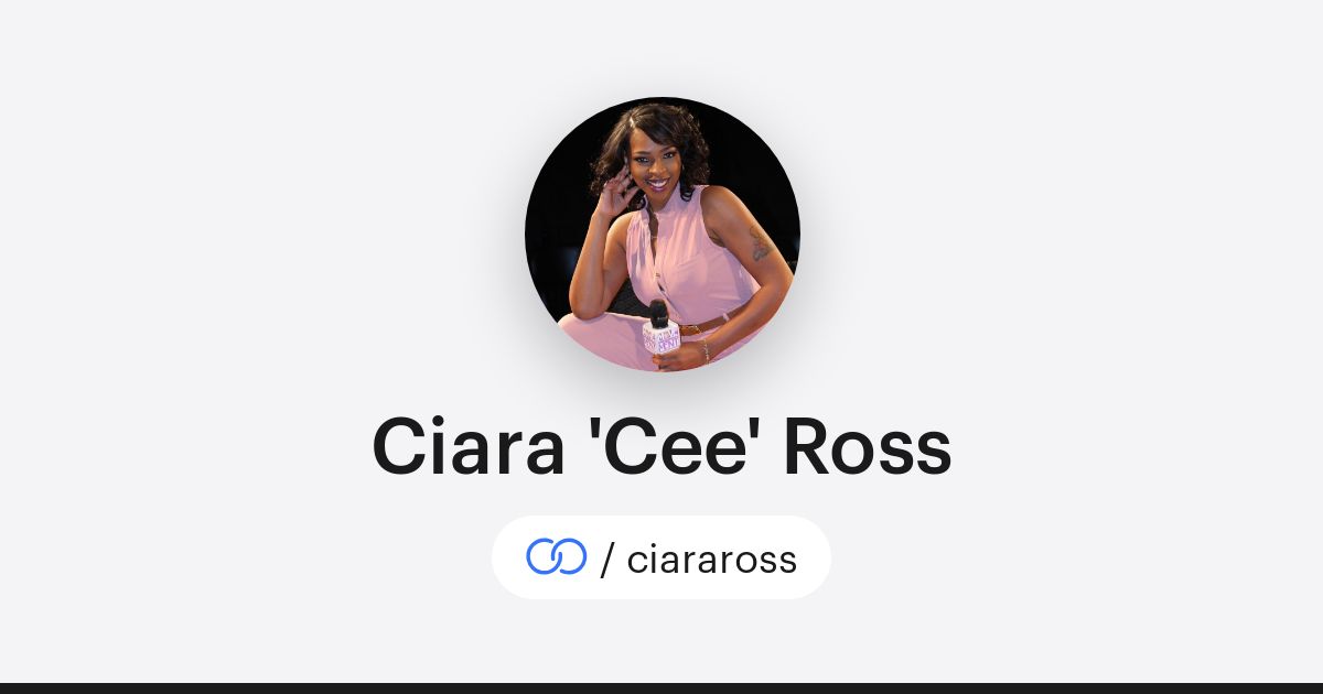 Ciara 'Cee' Ross (/ciaraross) · solo.to