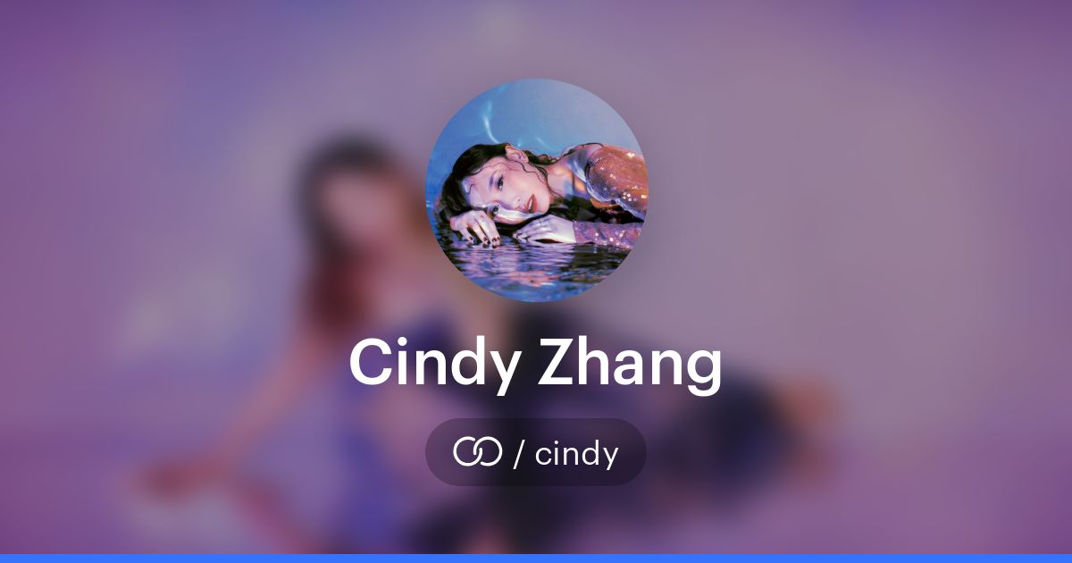 Cindy Zhang (/cindy) · solo.to