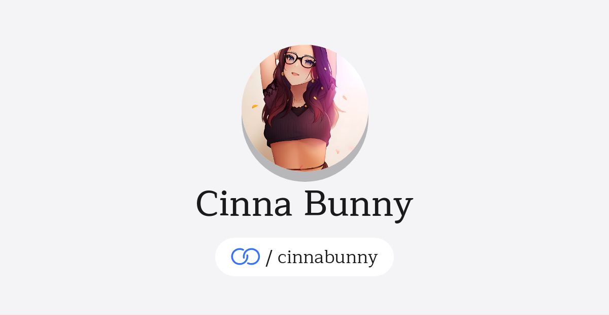 Cinna Bunny (/cinnabunny) · solo.to