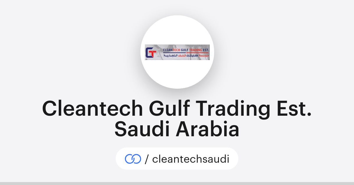 Cleantech Gulf Trading Est. Saudi Arabia (/cleantechsaudi) · solo.to