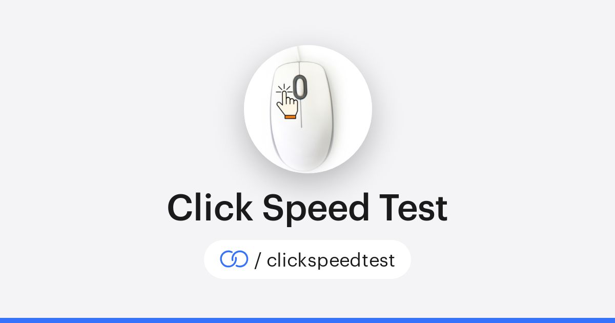 Click Speed Test (/clickspeedtest) · solo.to
