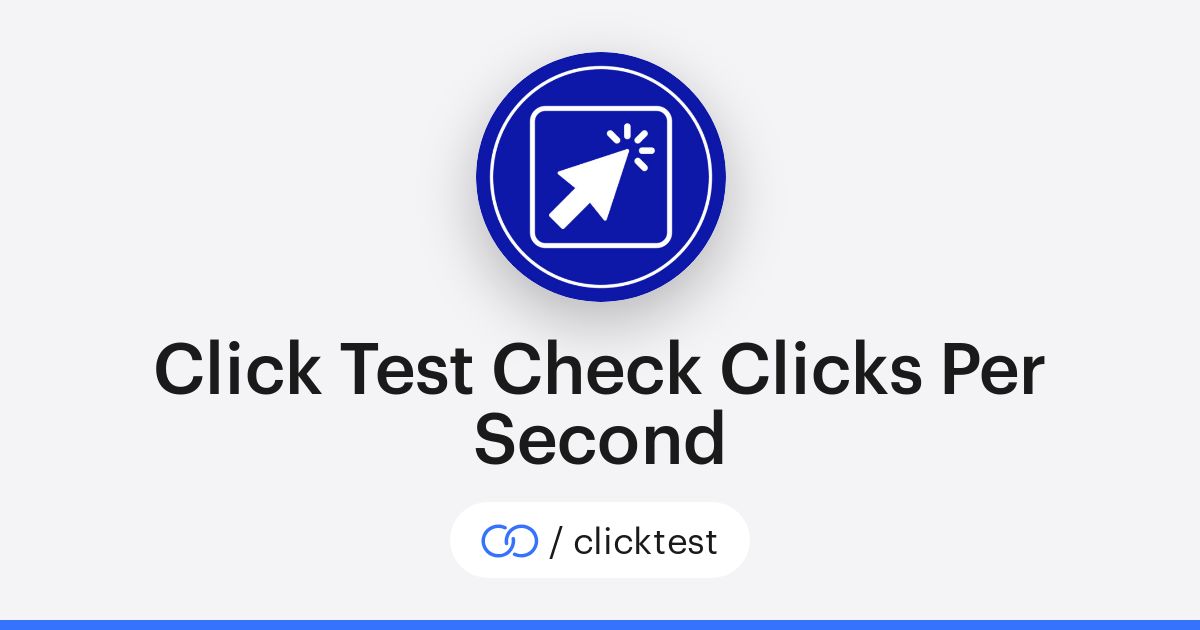 Click Test Check Clicks Per Second (/clicktest) · solo.to