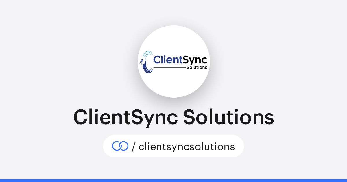 ClientSync Solutions (/clientsyncsolutions) · solo.to