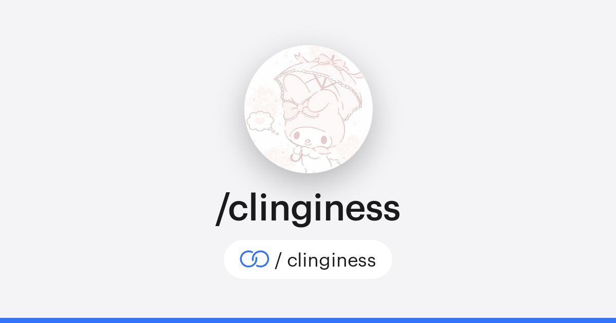 /clinginess · solo.to