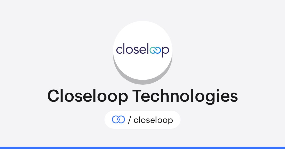 Closeloop Technologies (/closeloop) · solo.to