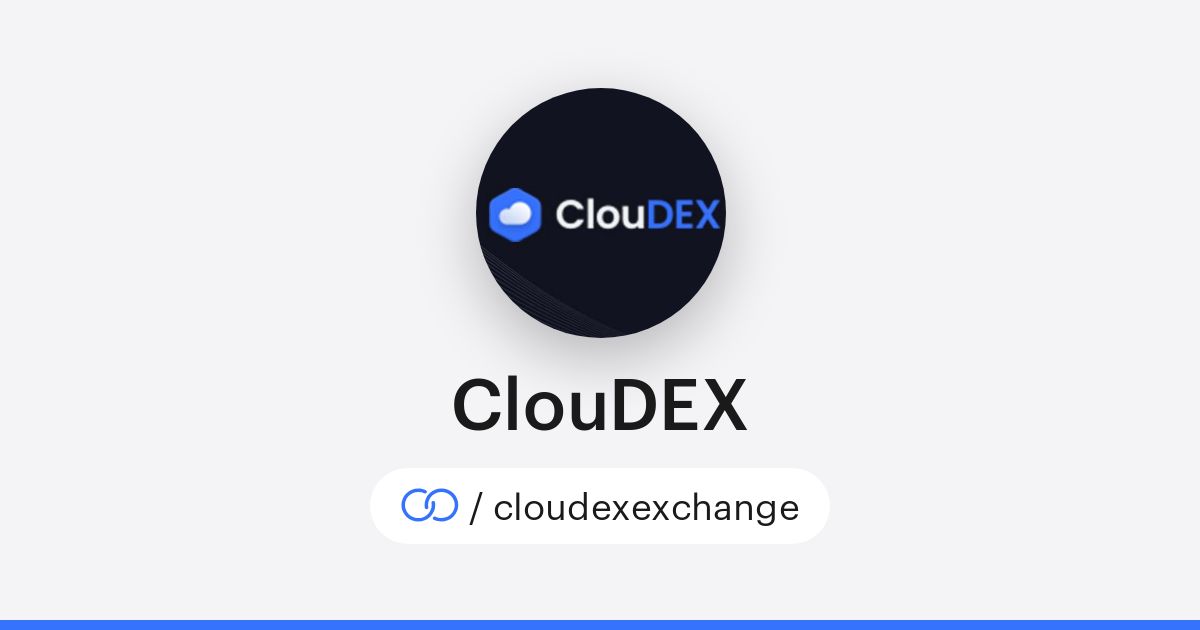 ClouDEX (/cloudexexchange) · solo.to