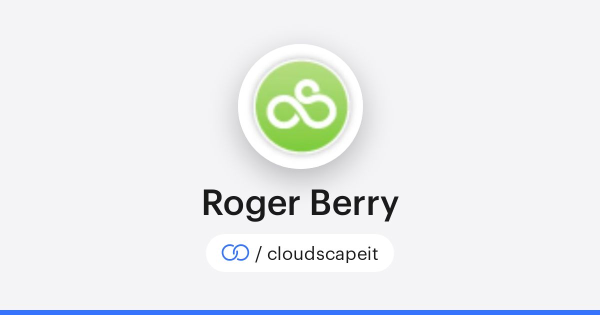 Roger Berry (/cloudscapeit) · solo.to