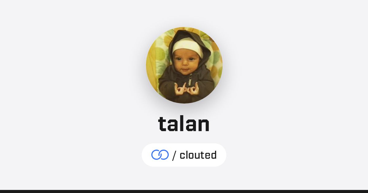 talan (/clouted) · solo.to