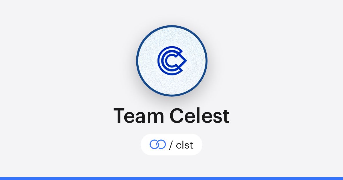 Team Celest (/clst) · solo.to